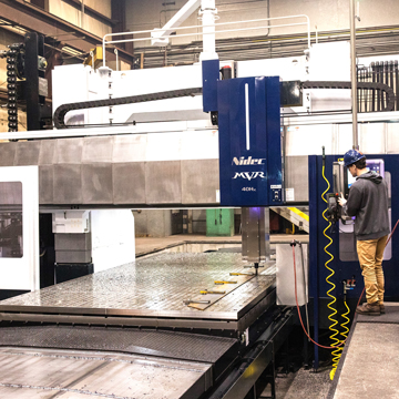 Nidec MVR40Hx Milling Machine Addition Positions Miller Fabrication Solutions for OEM Parts ...